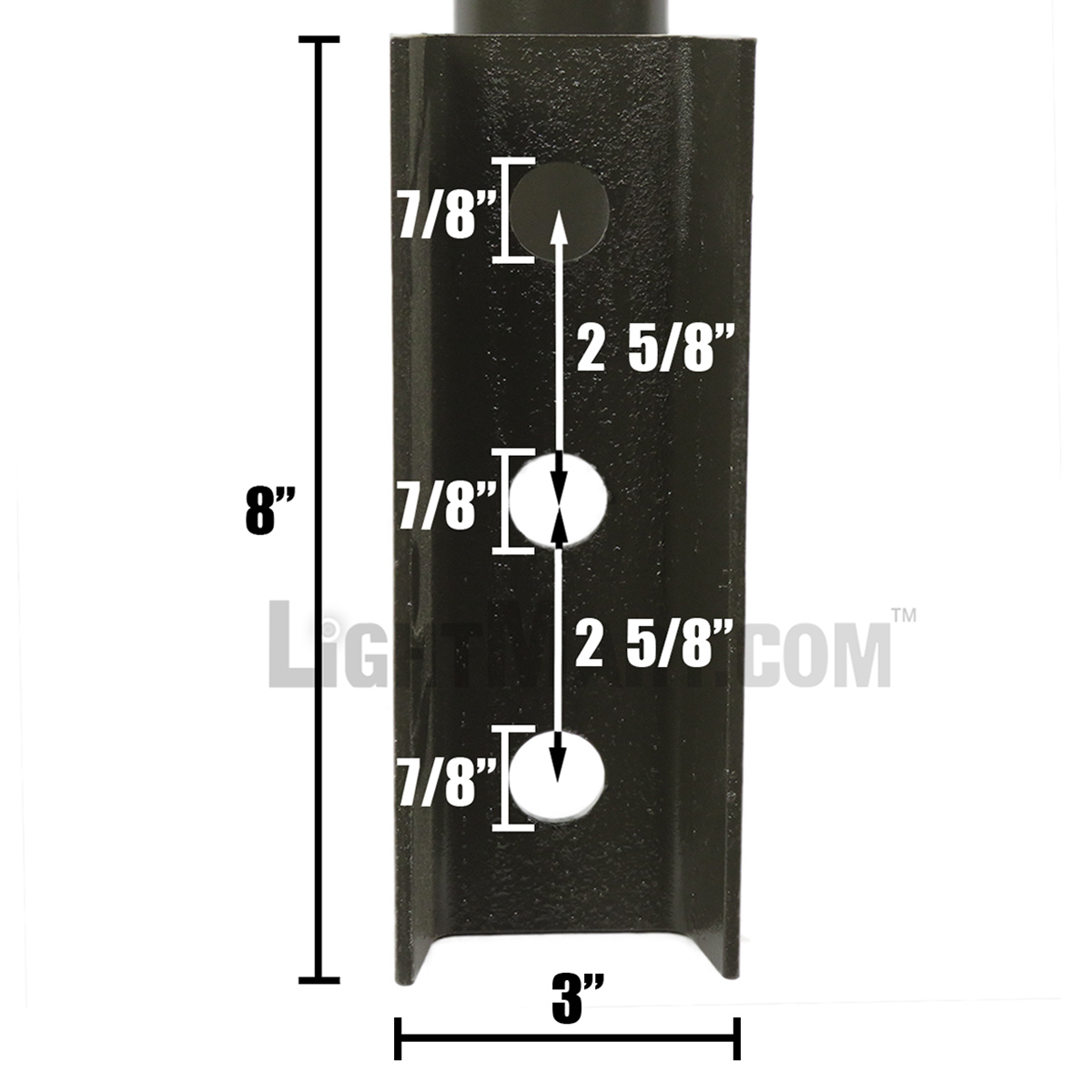 Tenon Arm for Wood Poles